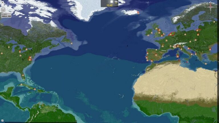 Download Earth Map for Minecraft 1.20 PE and 1.21 on Android